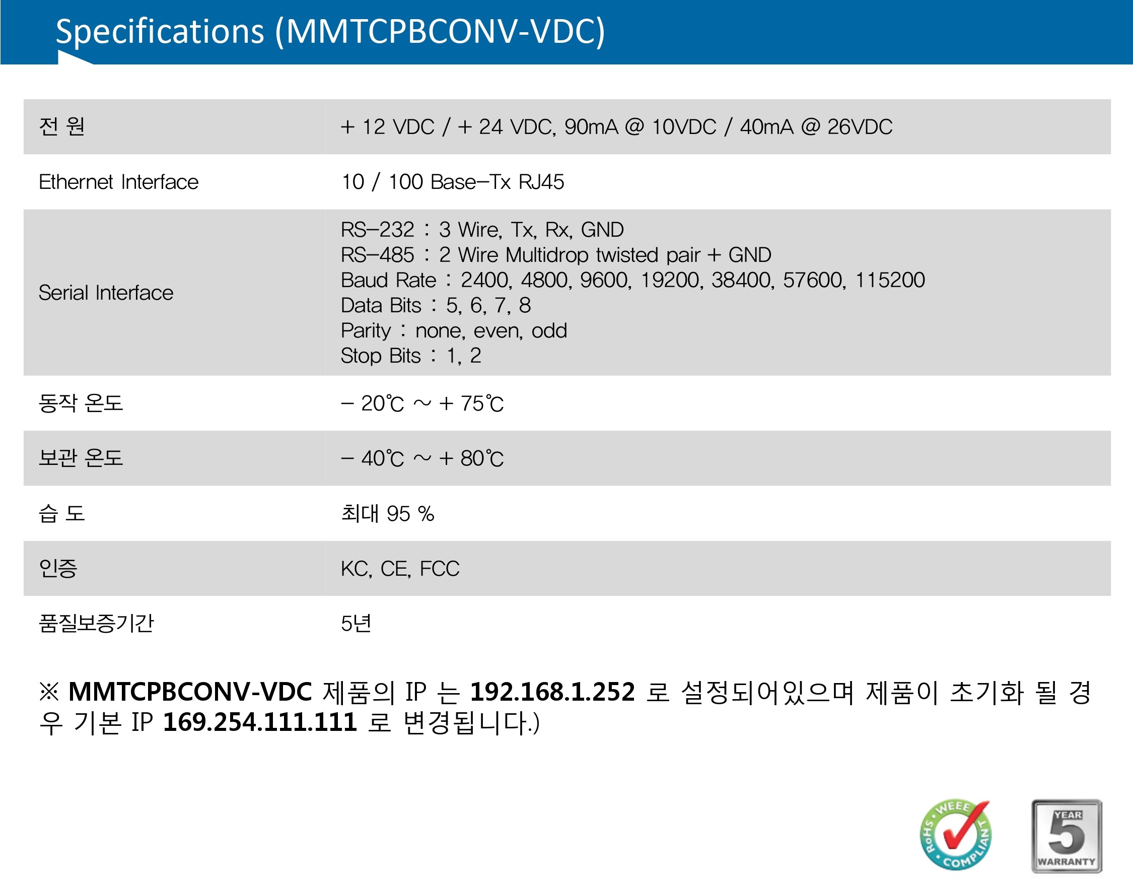 와이트리 | AirXroad + MMTCPBCONV-VDC